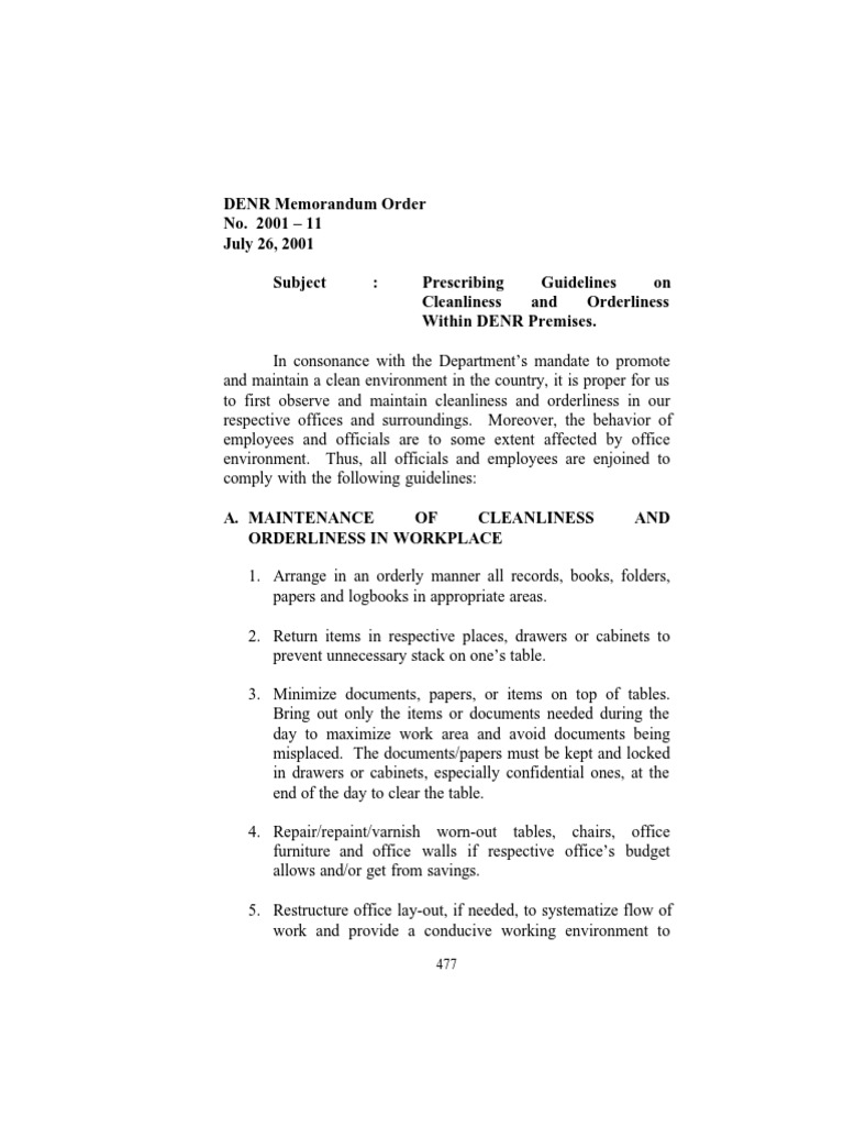 Denr Mo 2001-11 | PDF | Waste Management | Waste