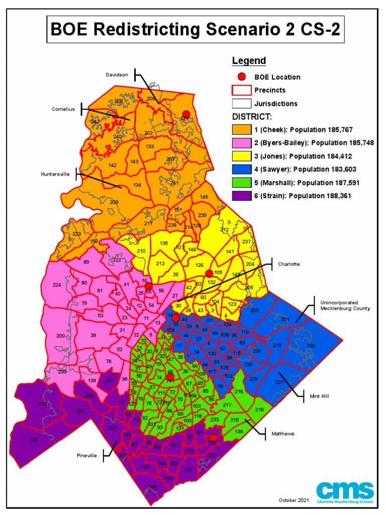 BOE Redistricting Scenario 2 Overview | PDF