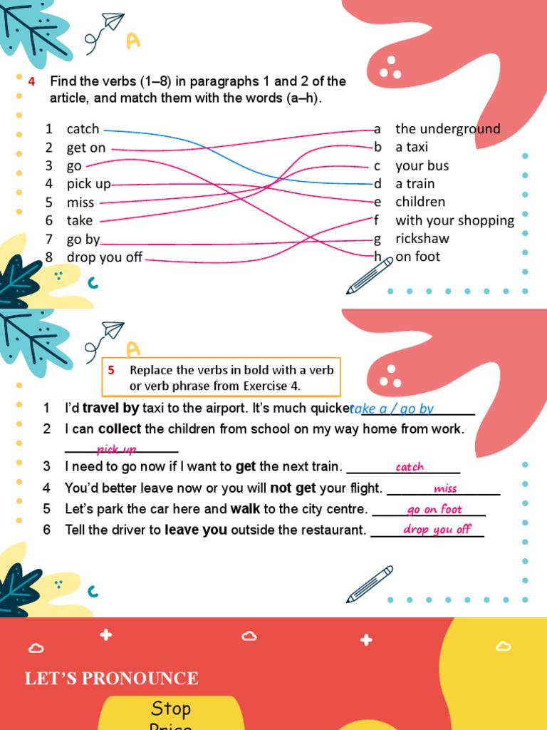 CE5 - Unit 3.cd - Homework | PDF | Public Transport | Bus