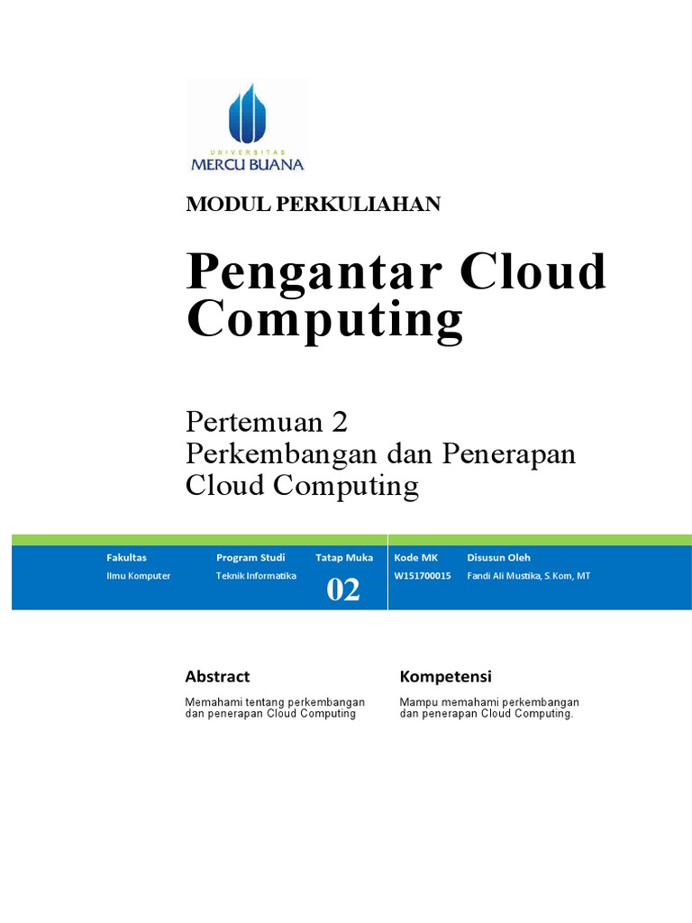 Modul Pertemuan 2 | PDF