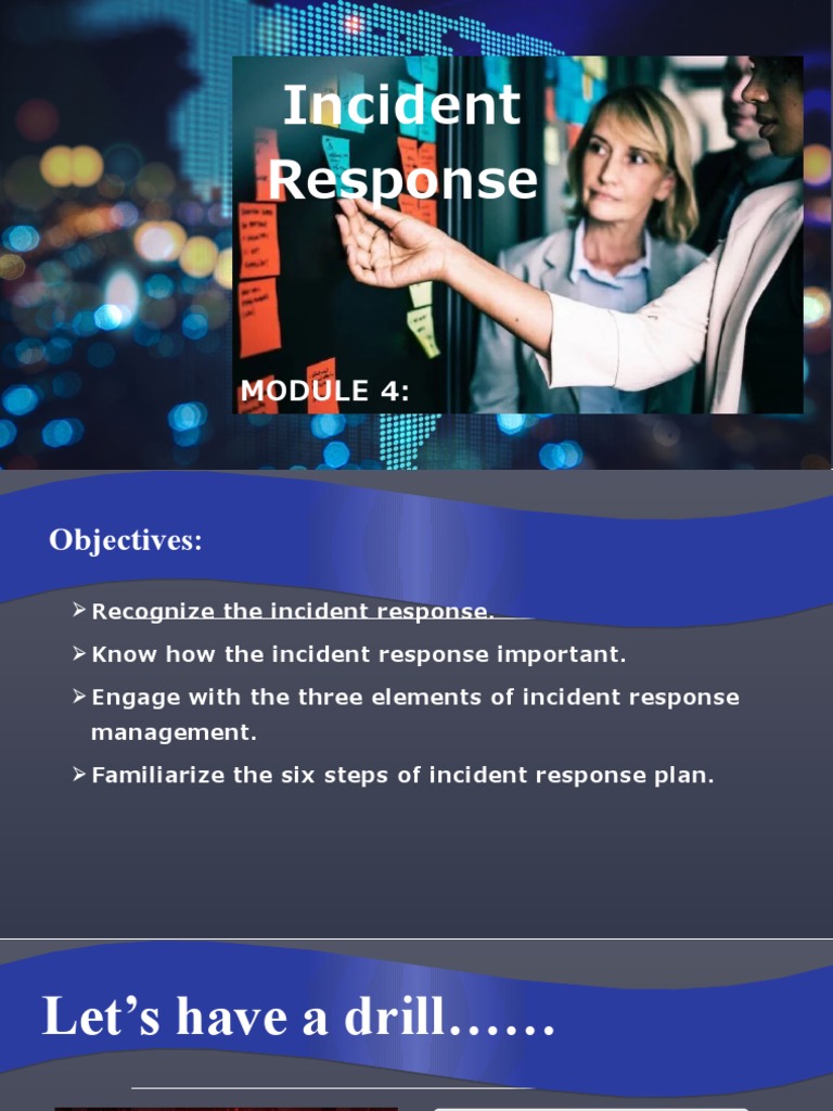Module 4 Incident Response | Download Free PDF | Incident Management ...