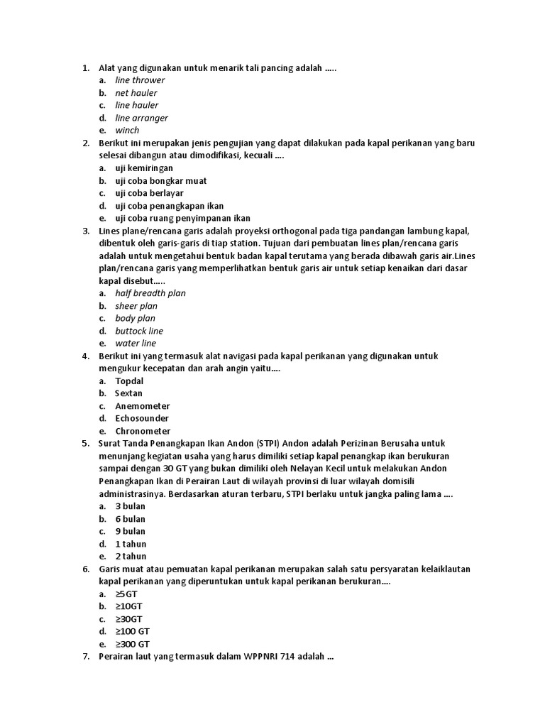Latihan Soal SKB | PDF