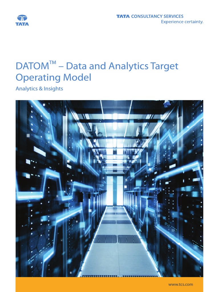 Data Analytics Target Operating Model | PDF | Analytics | Governance