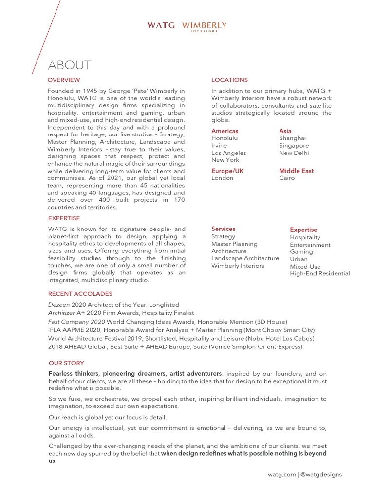 A Global Network of Multidisciplinary Design Experts: An Overview of ...