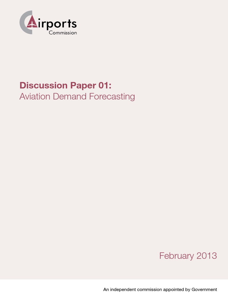 Aviation Demand Forecasting | PDF | Forecasting | Economic Growth