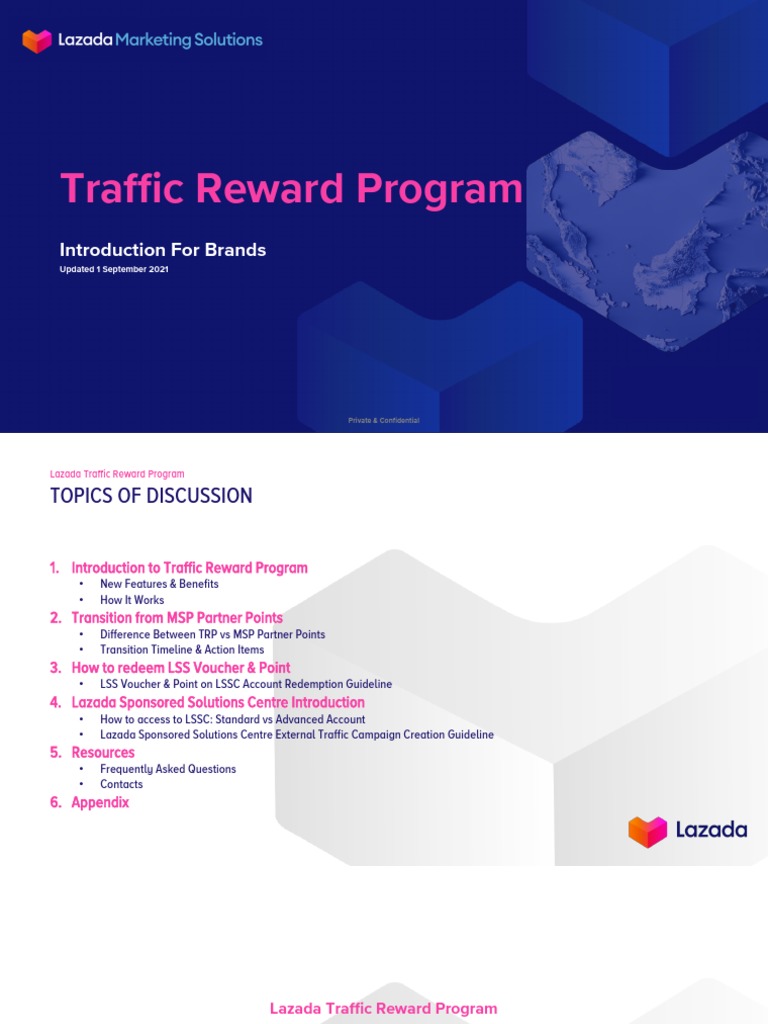 (Ext) Traffic Reward Program & Lazada Sponsored Solutions Guideline ...