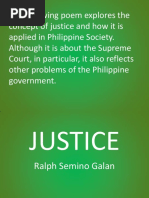 Justice by Ralph Semino Galan | PDF