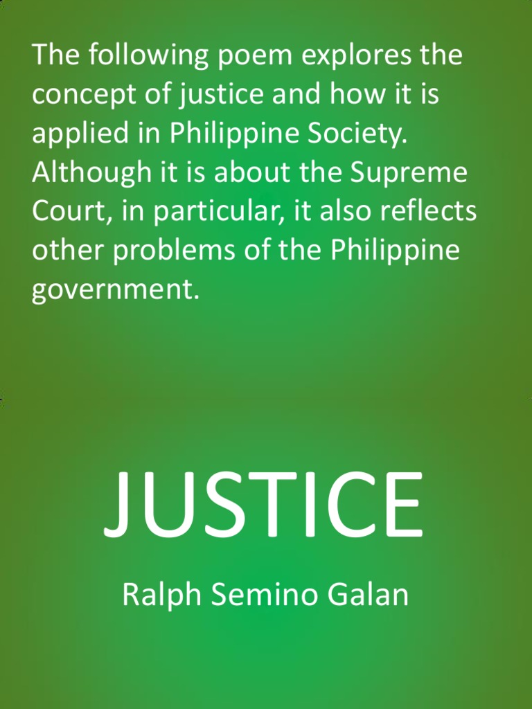 Poem Justice | PDF