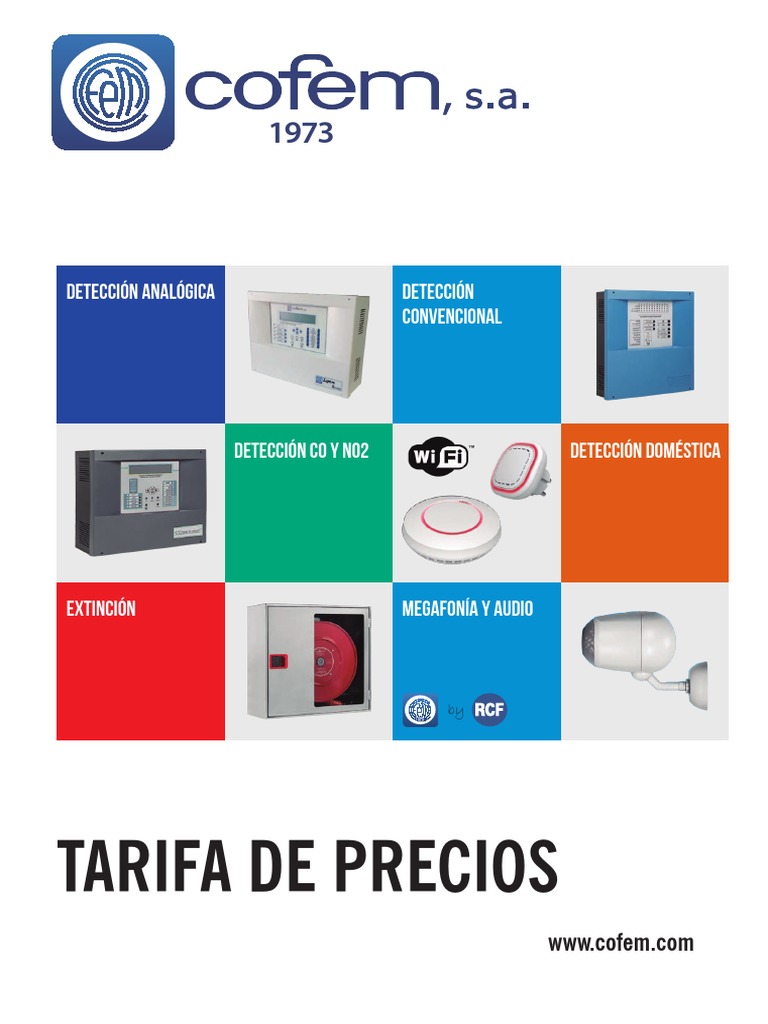 COFEM Tarifa-2019 | PDF | Relé | Fuente de alimentación