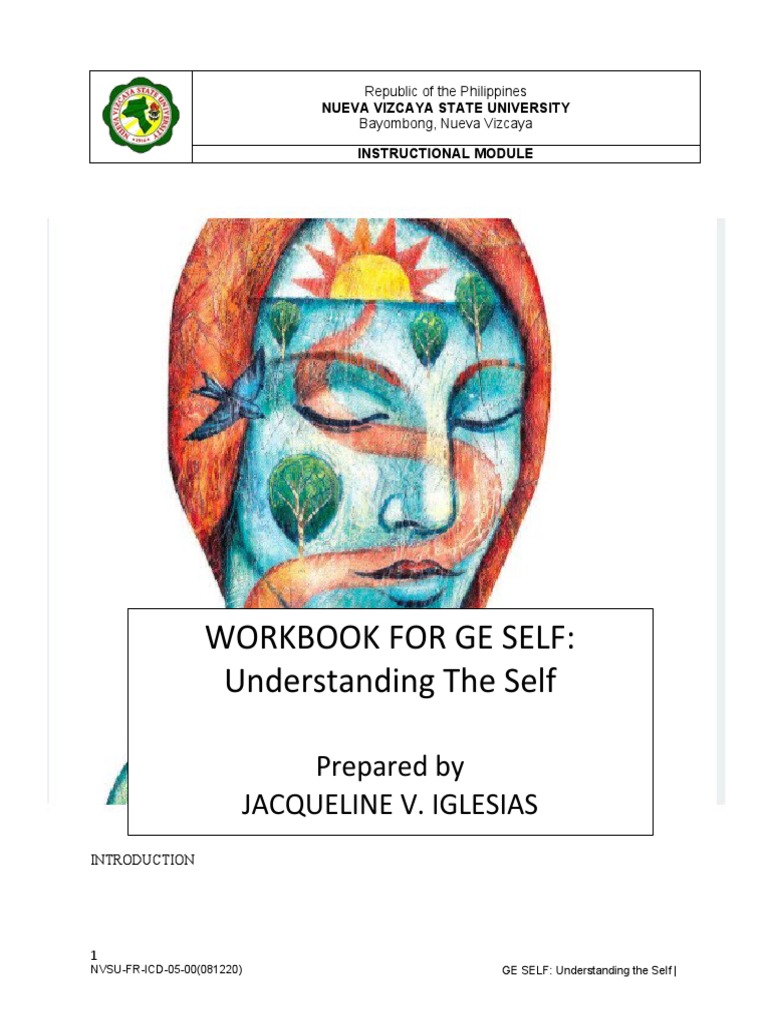 Workbook For Ge Self: Understanding The Self: Prepared by Jacqueline V ...