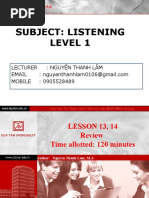 Giao Trinh Speaking Level 1-New | PDF | Stress (Linguistics) | Question