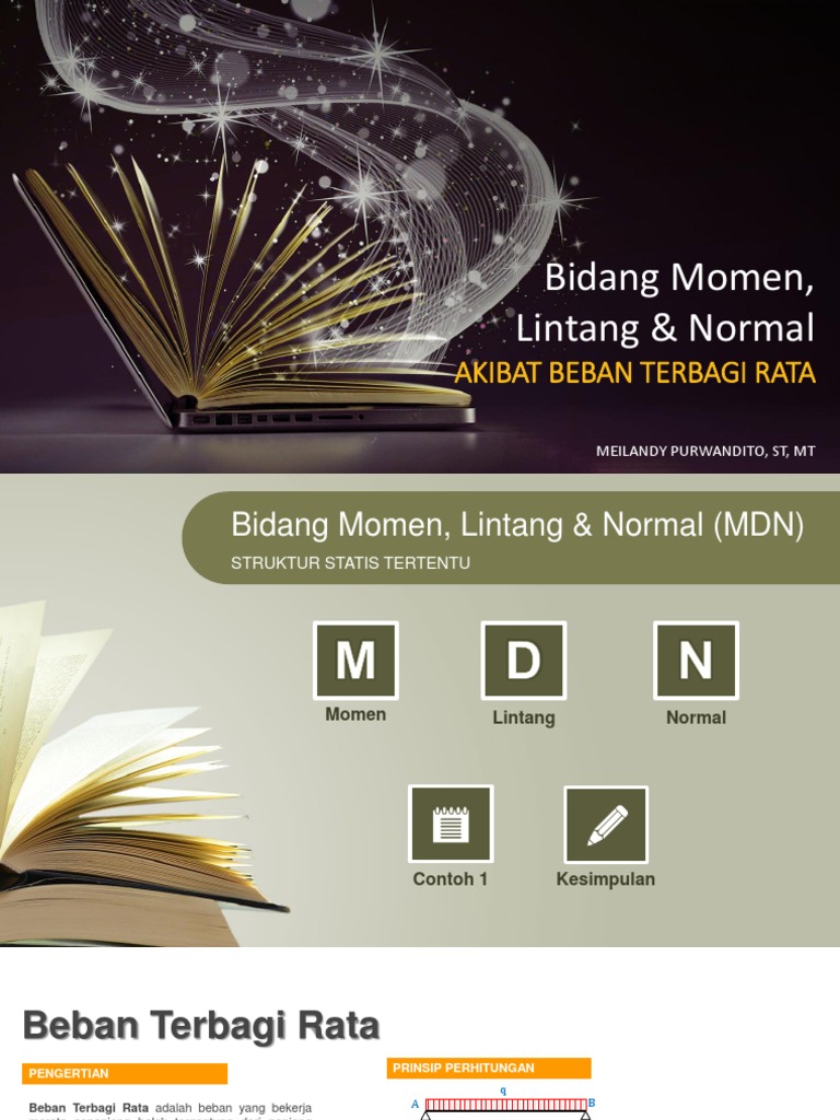 Materi 4 - Beban Merata | PDF
