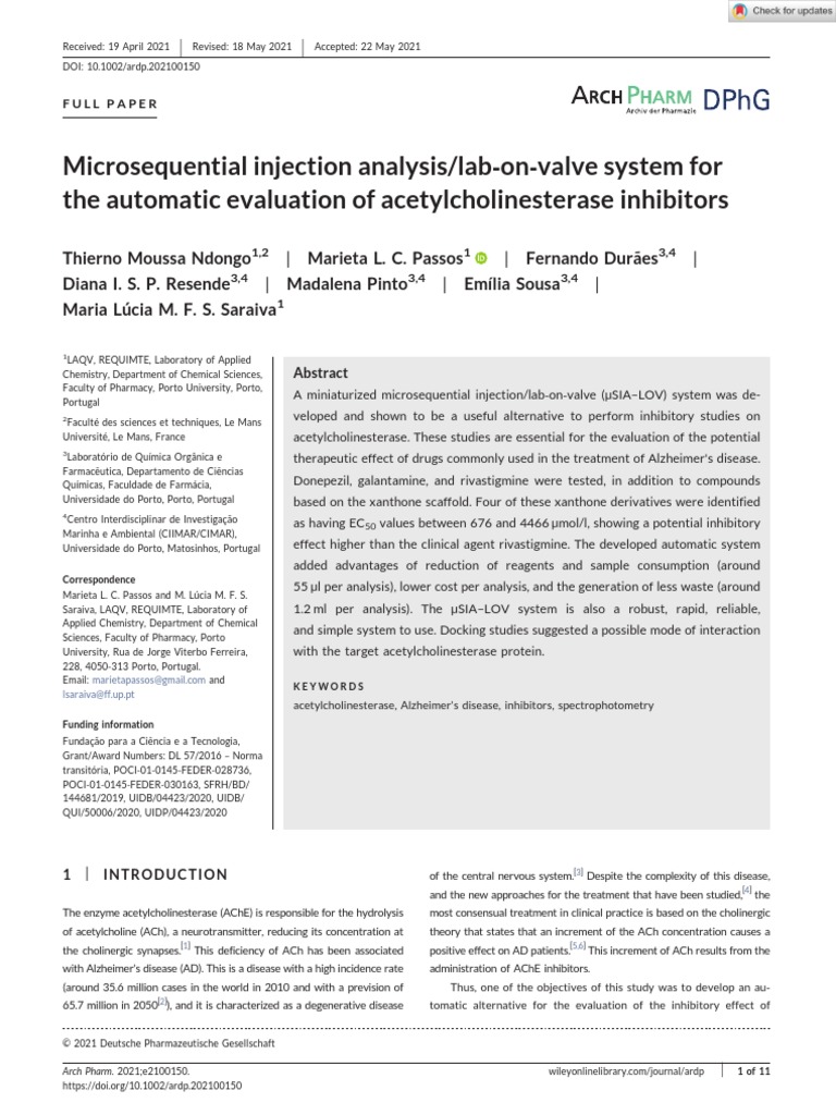 Microsequential Injection Analysis/lab On Valve System For The ...