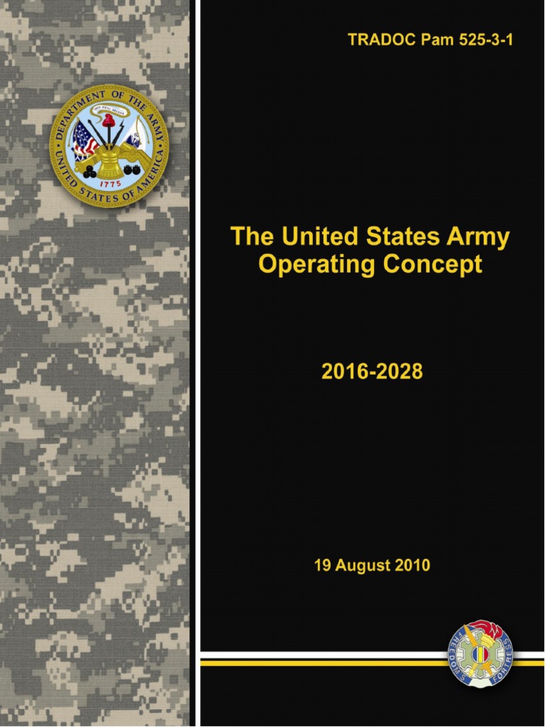 US Army Operations Concept 2016 - 2028 | PDF | United States Army ...