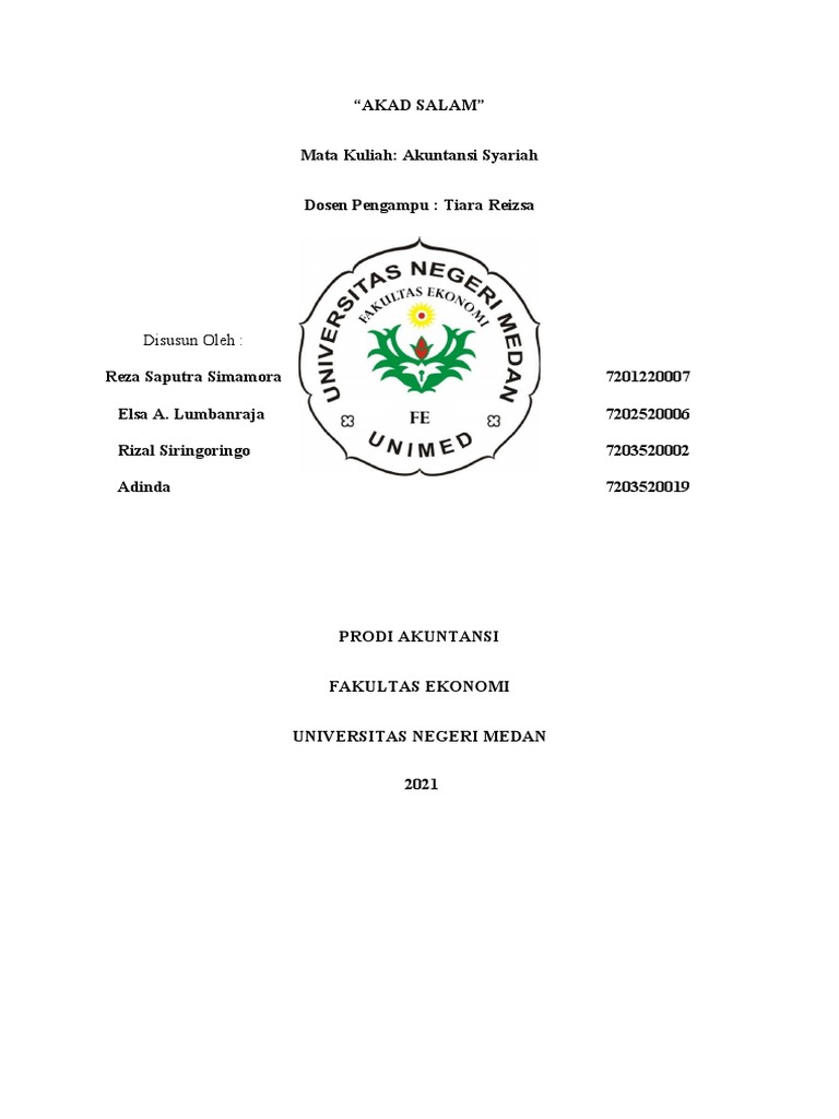 Kel 3 Akad Salam | PDF