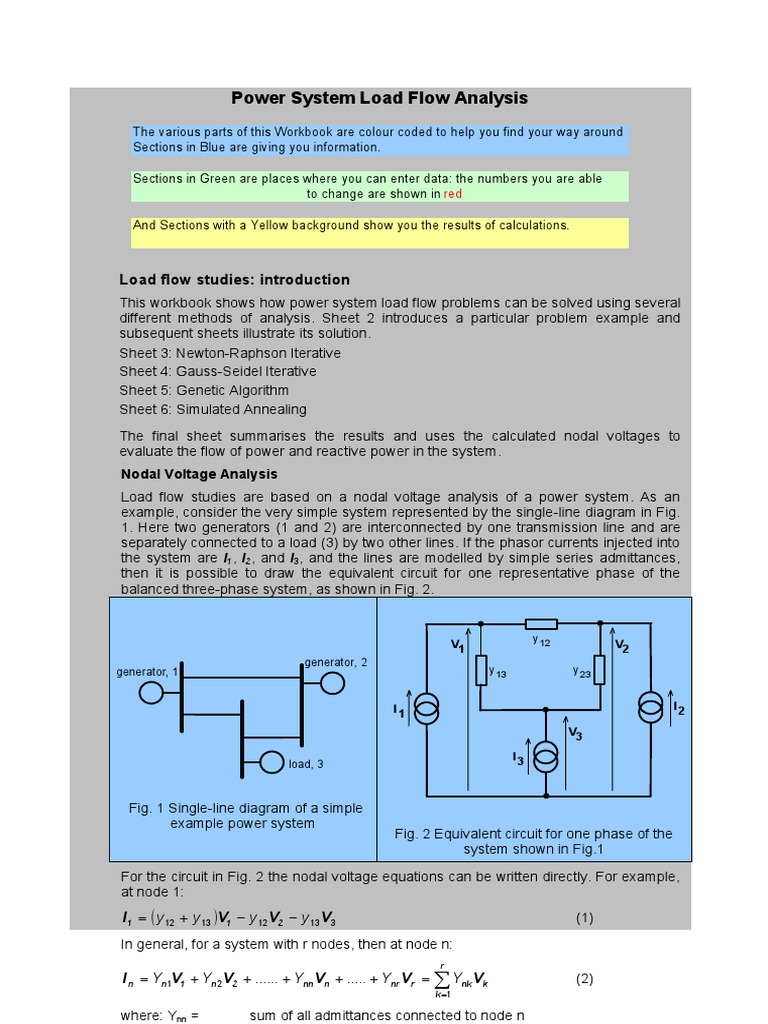 Load Flow | PDF | Genetic Algorithm | Electromagnetism