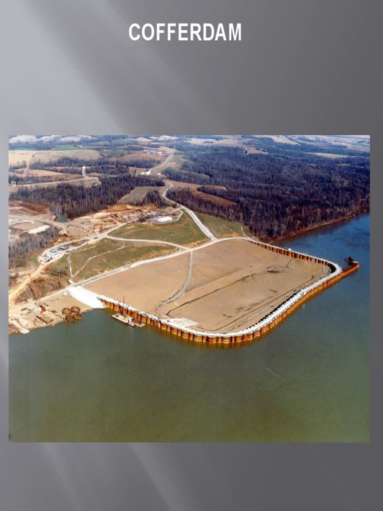 Cofferdam | PDF | Deep Foundation | Dam