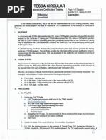 TESDA CAV and Special Order Guidelines | PDF | Verification And ...