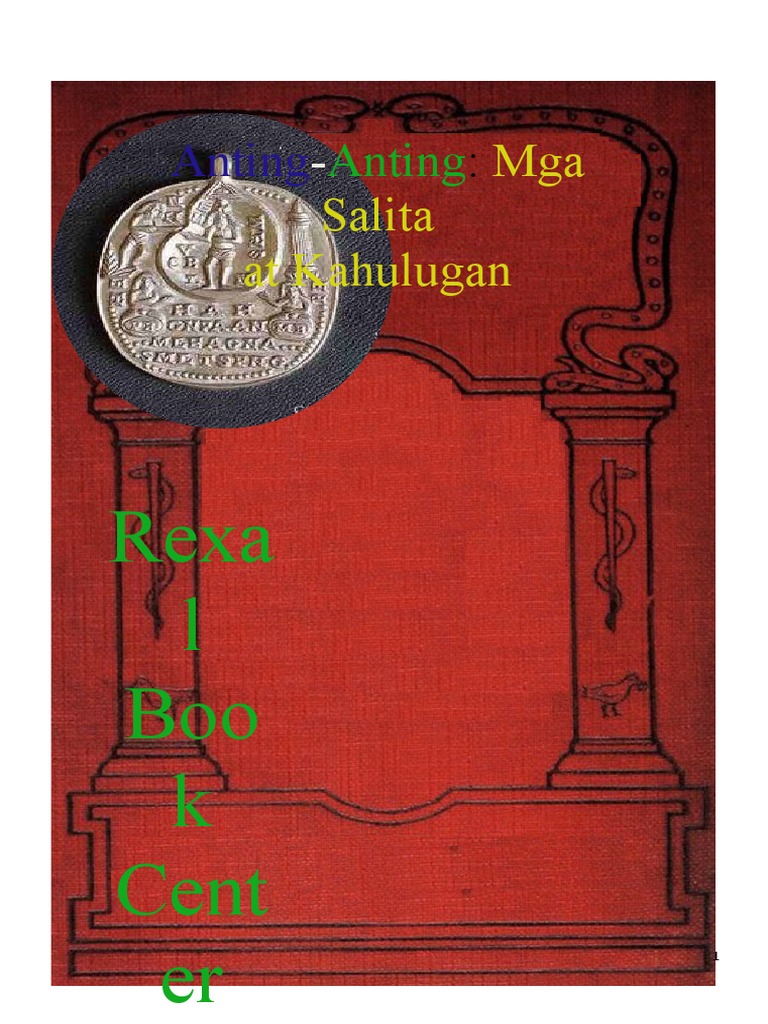 Anting Anting - Mga Salita at Kahulugan | PDF