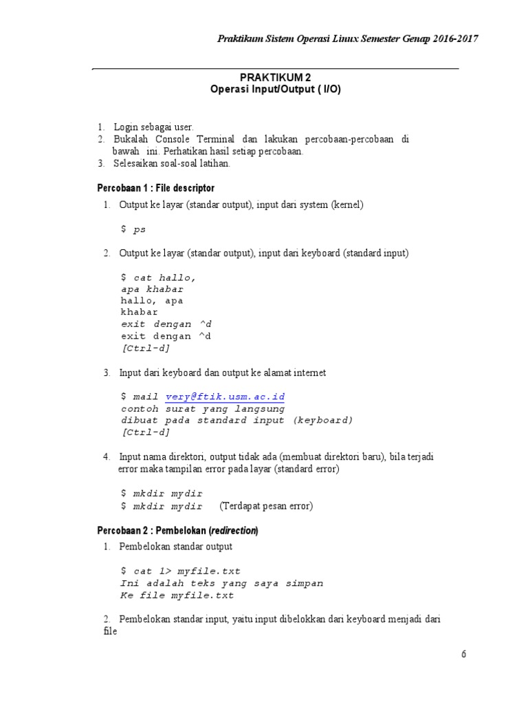 Modul Praktikum 2 Sistem Operasi | PDF | Komputer