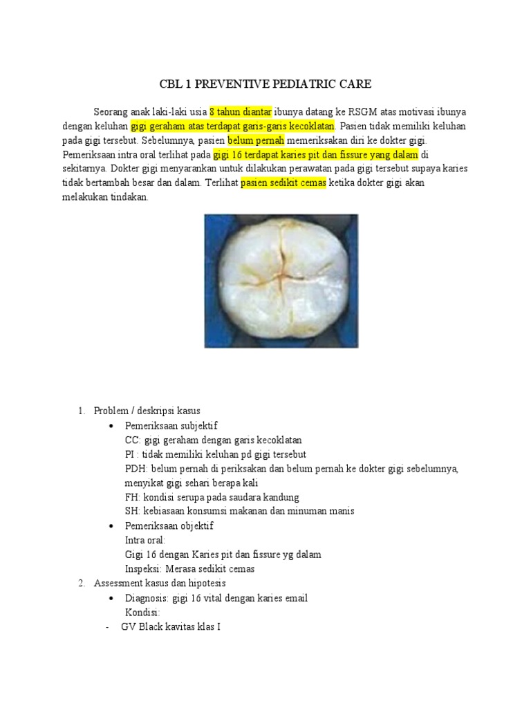 Notulensi B2-CBL 1 PREVENTIVE PEDIATRIC CARE | PDF | Karier & Perkembangan | Kesehatan Holistik