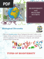 STS-Lesson 10 - Biodiversity and The Healthy Society | PDF | Biodiversity | Ecosystem