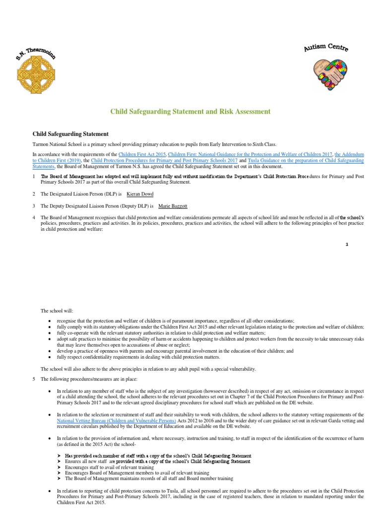Child Safeguarding and Risk Assessment | PDF | Child Protection | Schools