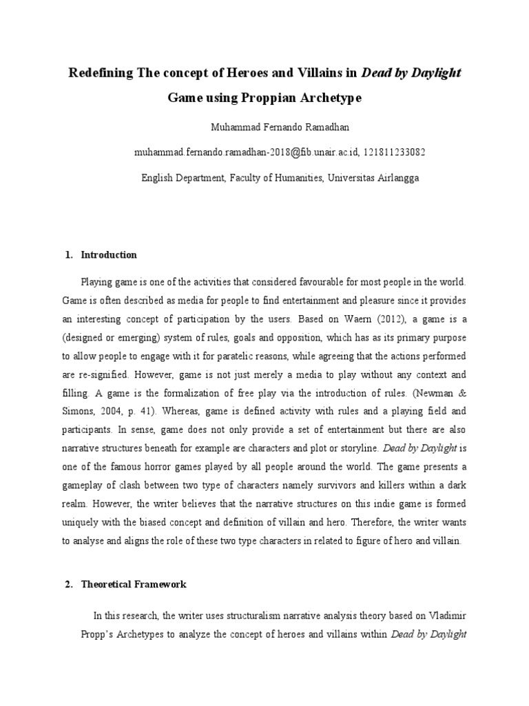 Paper Yc 2 | PDF | Narrative | Hero