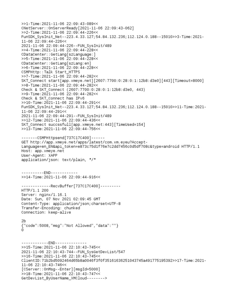 Log | PDF | Hypertext Transfer Protocol | Internet & Web