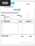 Format Hand Over Pekerjaan | PDF