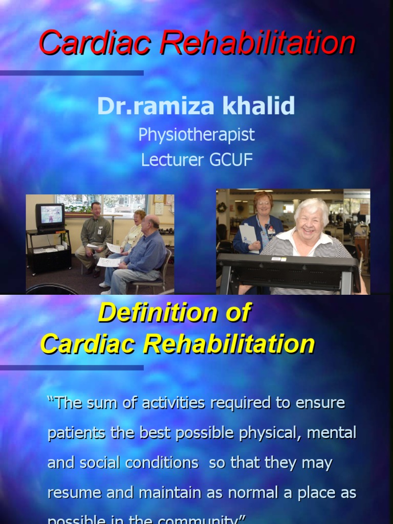 Cardiac Rehabilitation | PDF | Physical Therapy | Myocardial Infarction