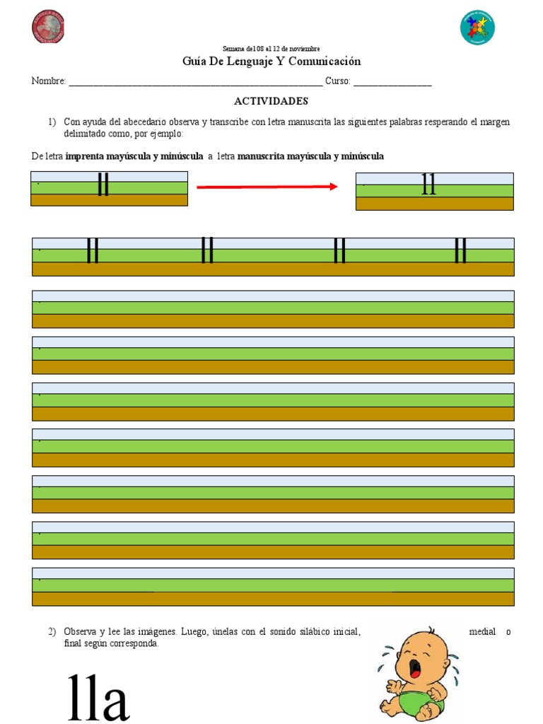 ACTIVIDAD LETRA LL | PDF