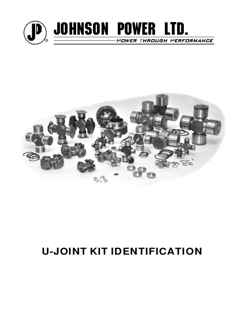 JP U JOINT KIT IDENTIFICATION Catalog | PDF | Bearing (Mechanical ...