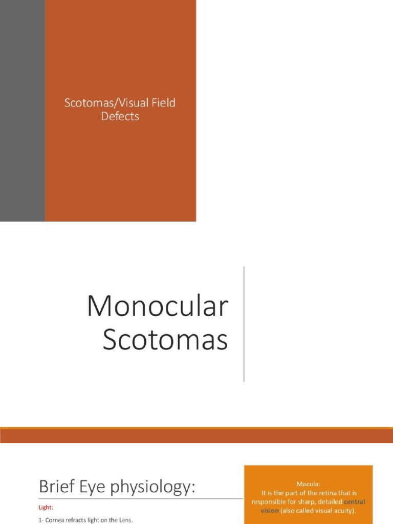 SCOTOMA | PDF