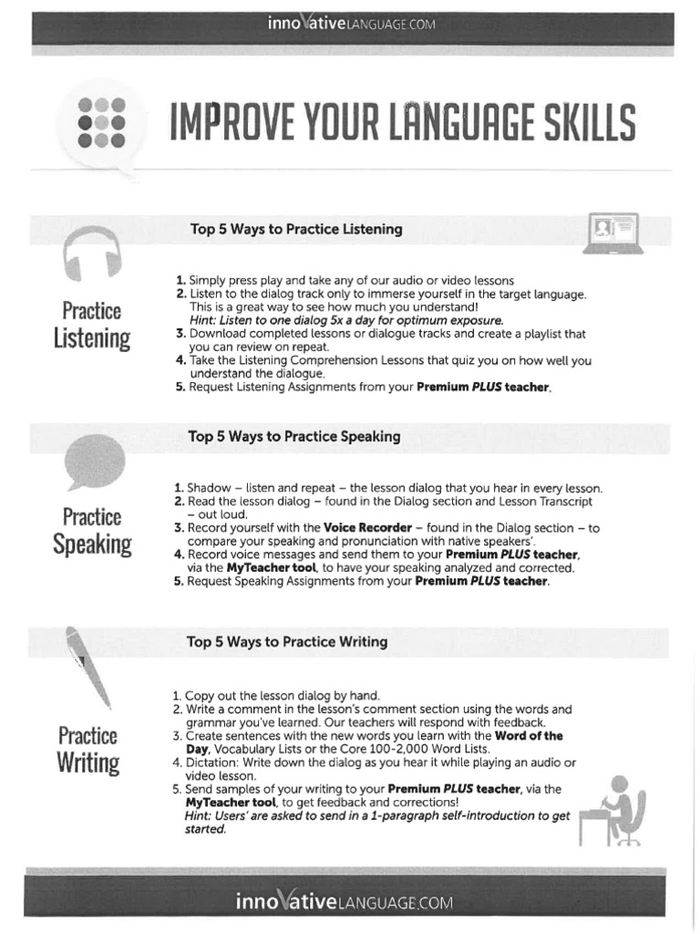 Improve You Spanish Skills | PDF