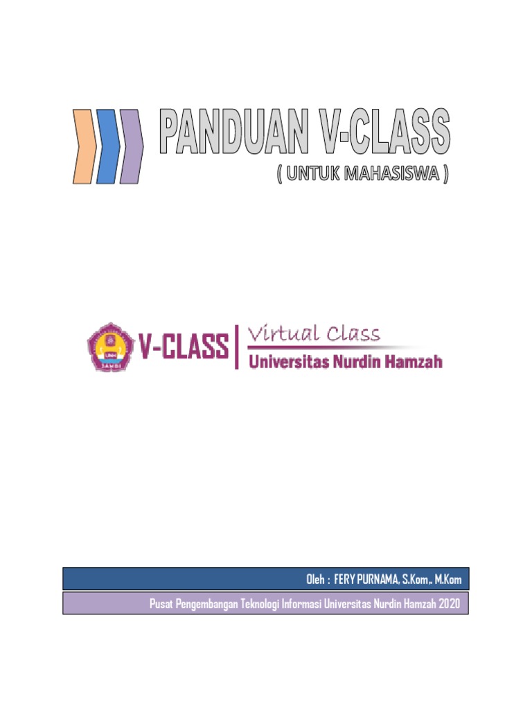 Panduan Vclass Mahasiswa | PDF
