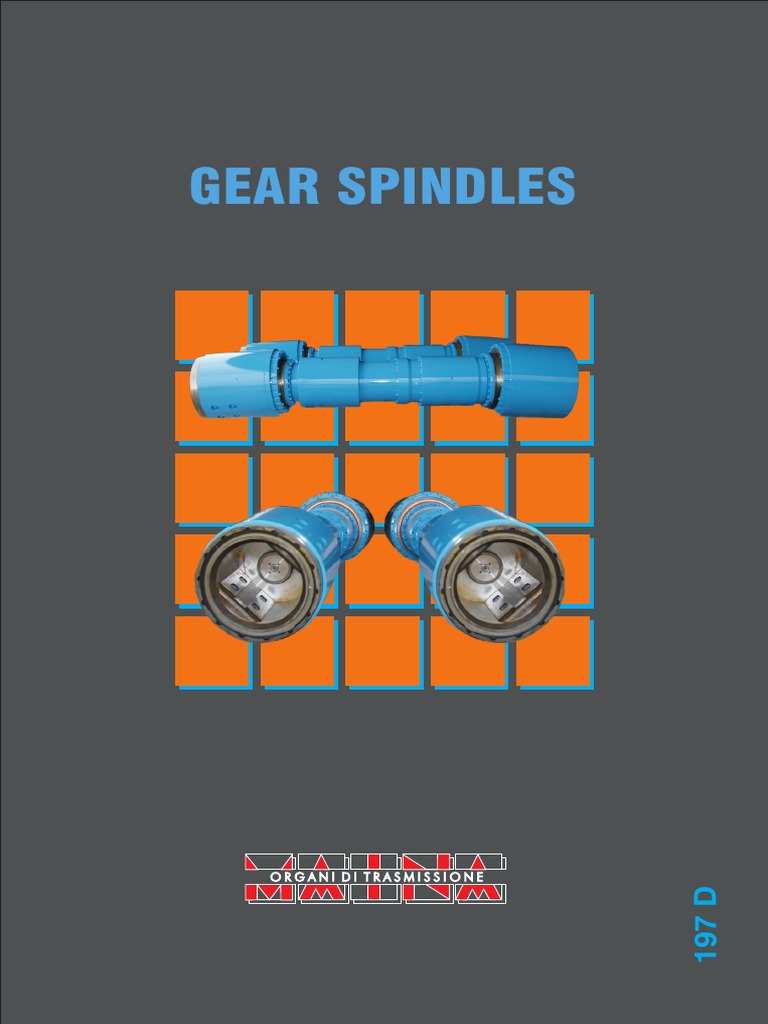 Gear Spindle Technical Data Overview | PDF | Gear | Lubricant