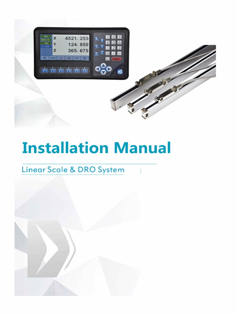 Ditron Linear Scale Installing Instructions | PDF