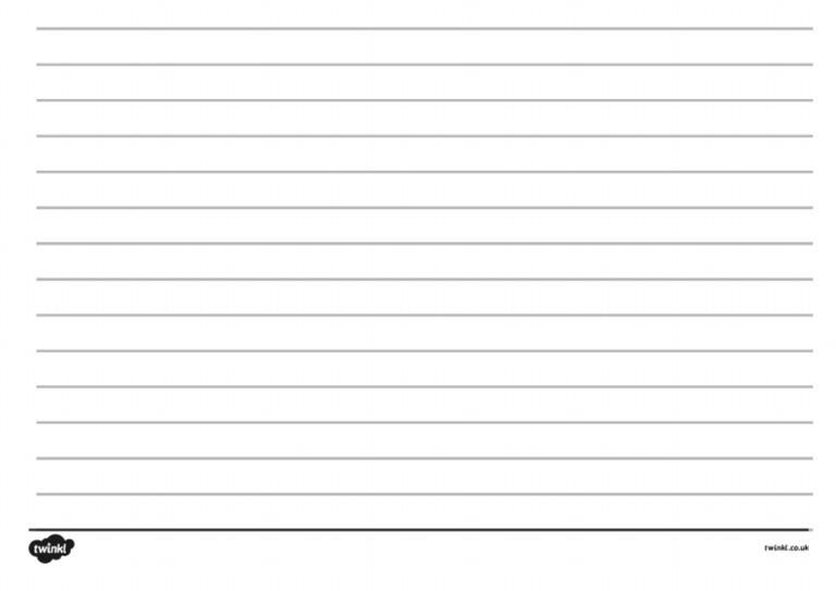 Lined Horizontal | PDF