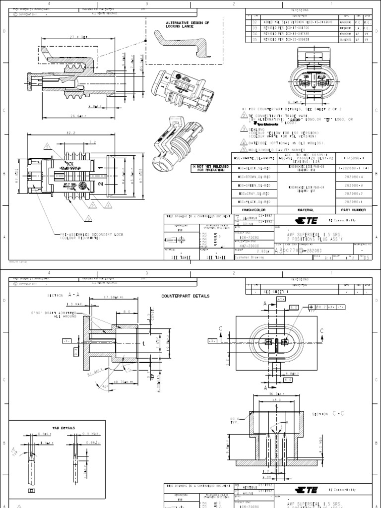 D2 D3 D4 D5: Revisions C | PDF | Manufactured Goods | Electrical Components