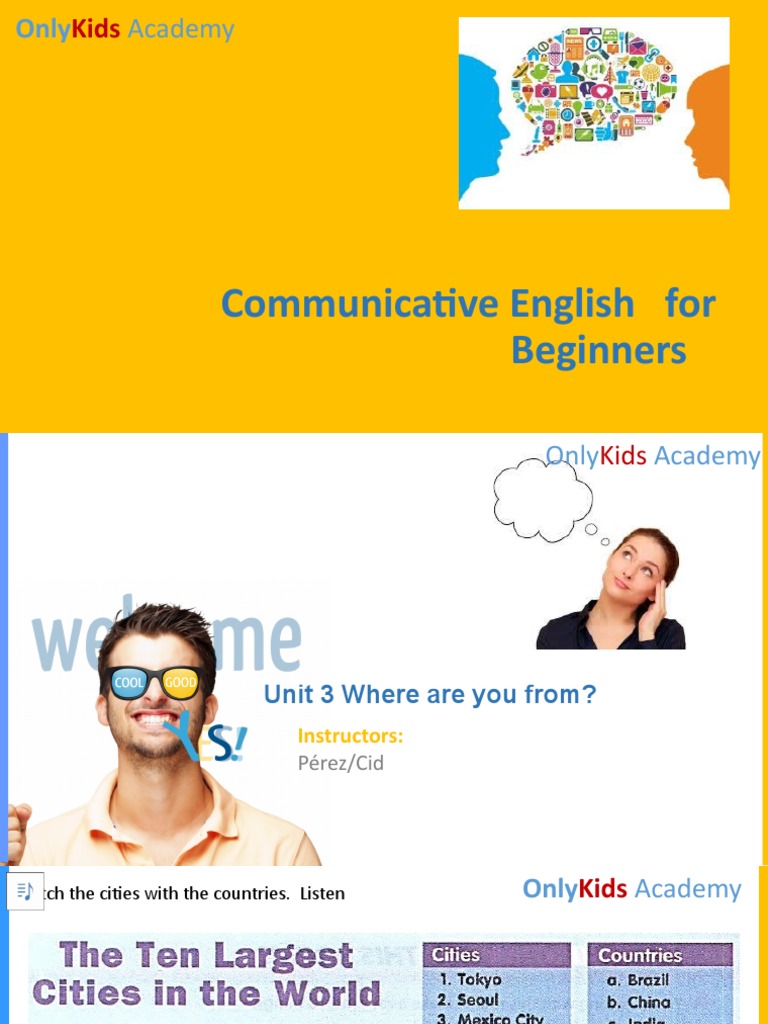 Academy: Communicative English For Beginners | PDF | Linguistics ...