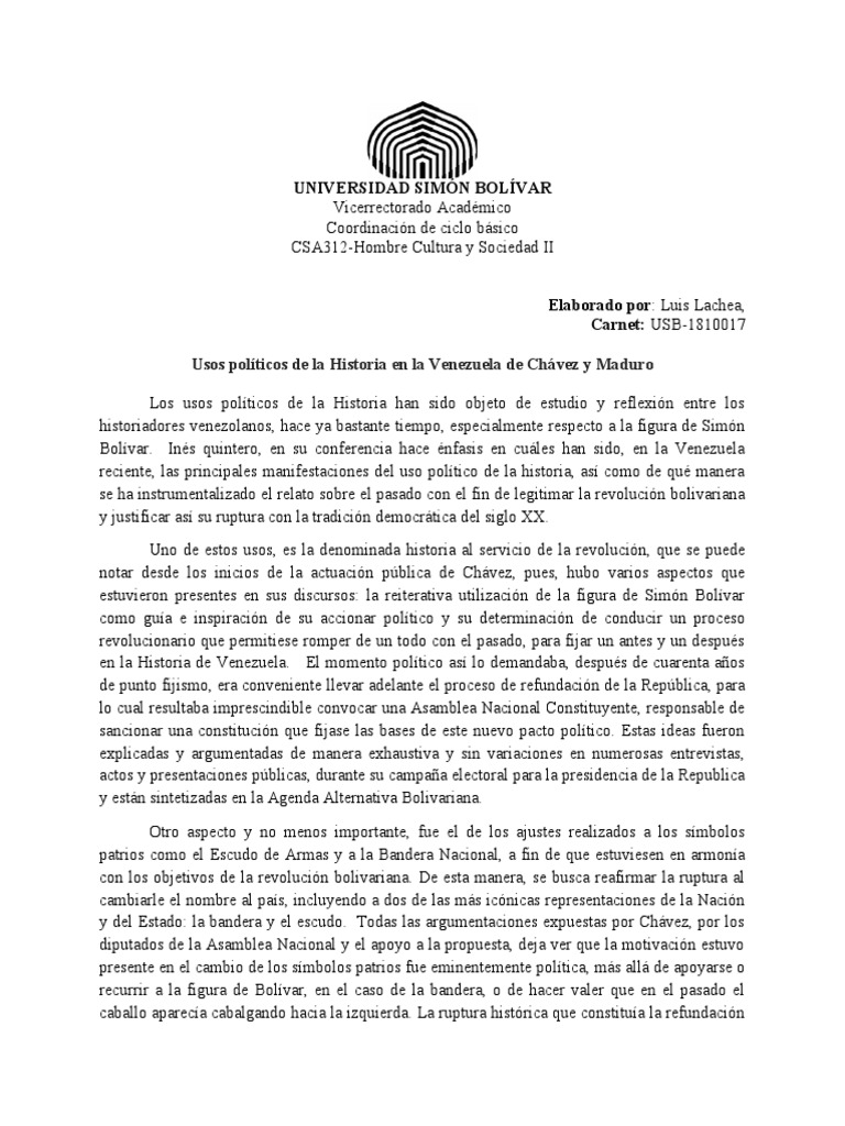 Ines Quintero | PDF | Venezuela | Nicolás Maduro