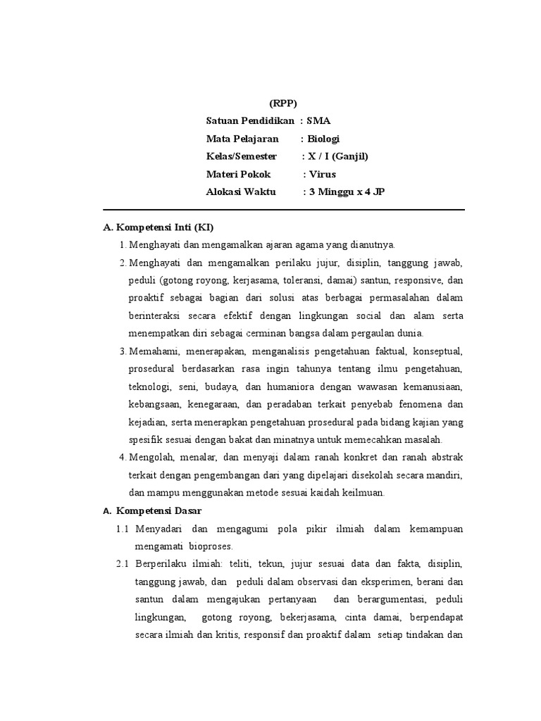 RPP Discovery Learning | PDF | Kesehatan Holistik