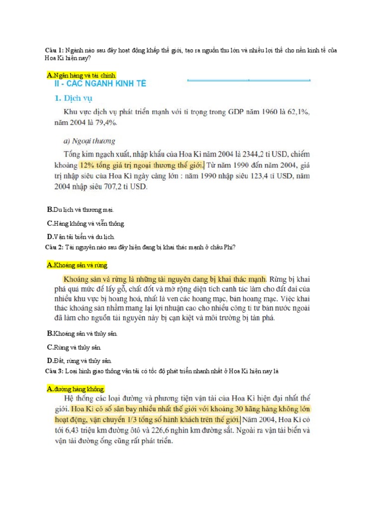 ÔN TẬP GIỮA KÌ 1 LỚP 11B2 | PDF