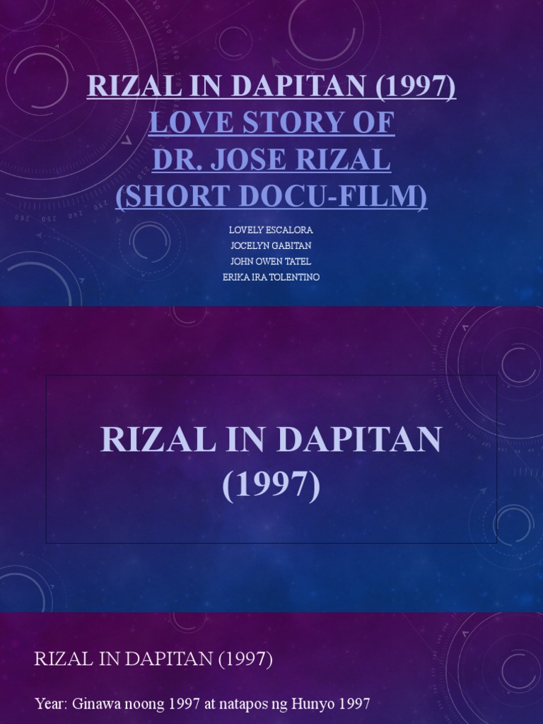 Critique Paper About Rizal in Dapitan (1997) and Love Story of Rizal | PDF