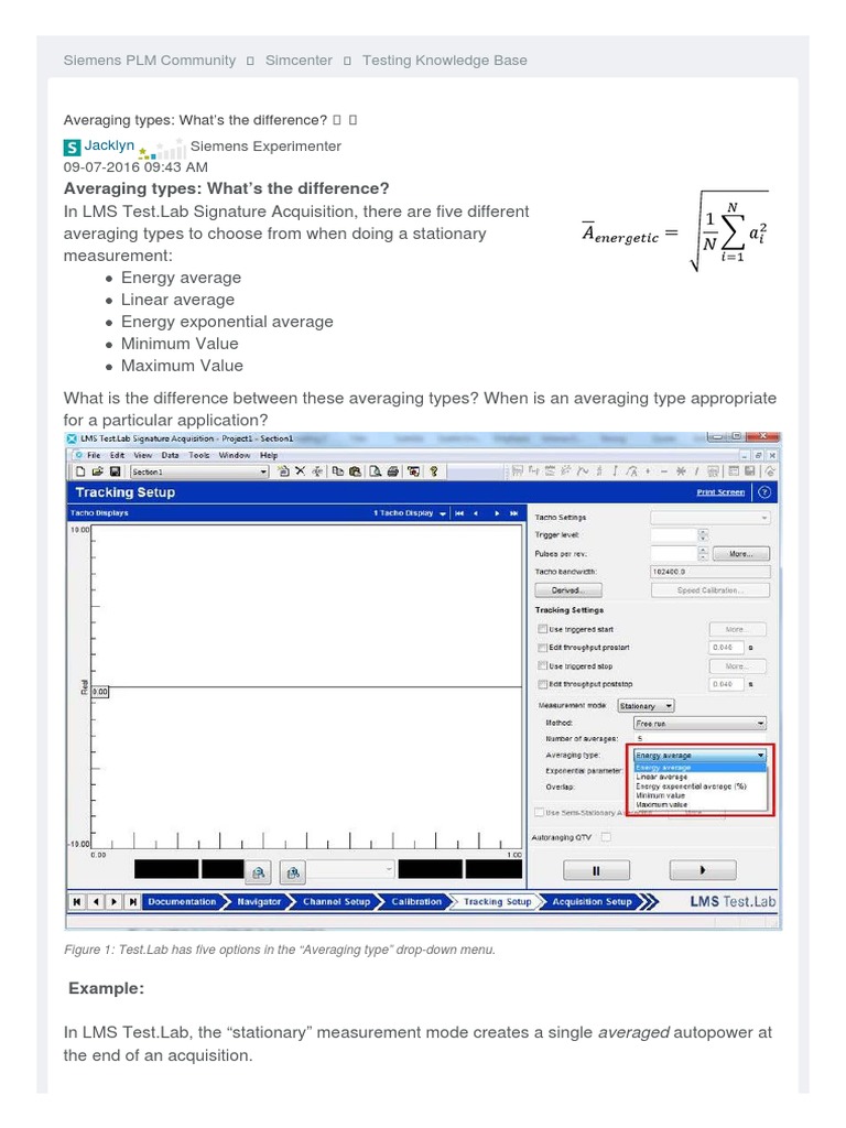 Averaging Types What's The Difference - Siemens PLM Community - 364121 ...