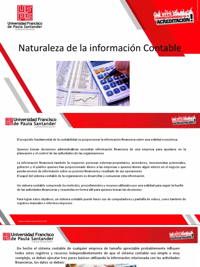 Naturaleza de La Información Contable | PDF | Contabilidad | Información