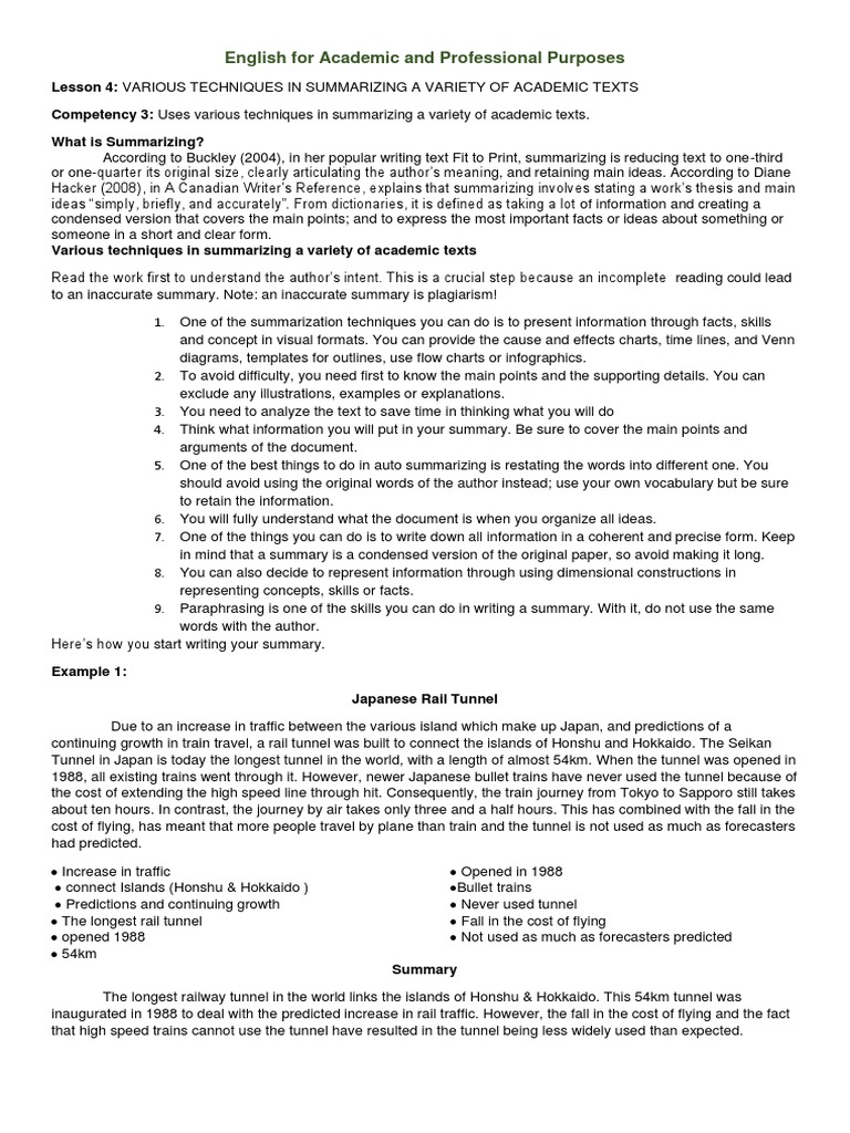 English For Academic and Professional Purposes | PDF | Storytelling | Train