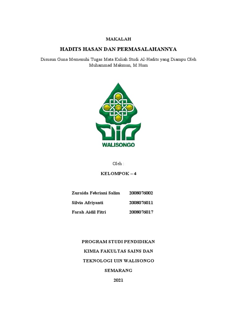 Mutiara Hadis: Memahami Hadits Hasan | PDF | Ilmu Sosial | Filsafat
