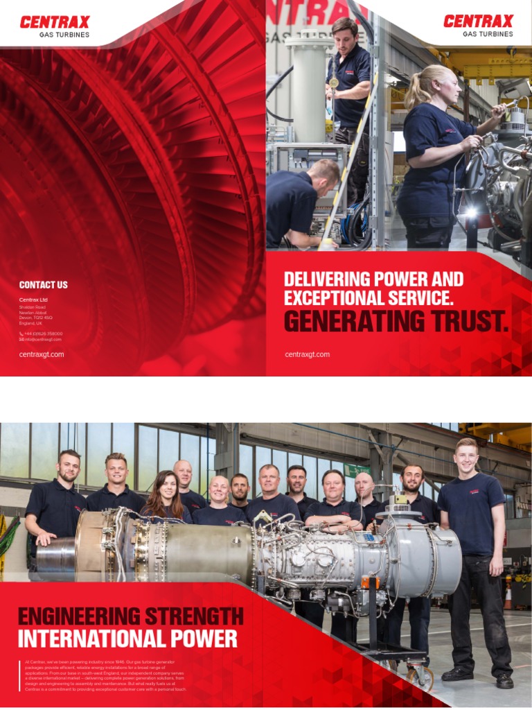 Centrax Corporate Brochure Email | PDF | Cogeneration | Power Station